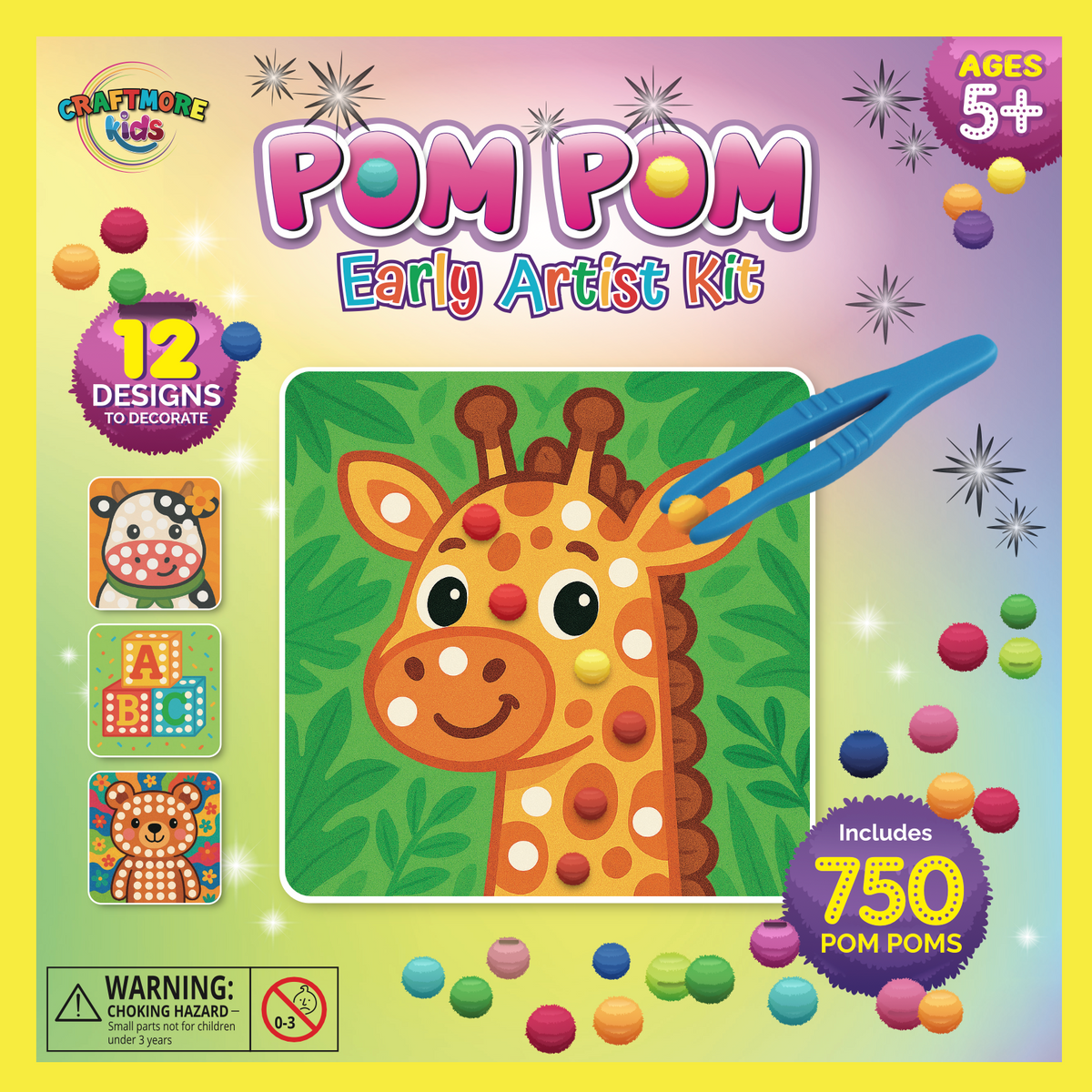 Exciting New - POM POM – Little Artist Kit – Craftology Kids